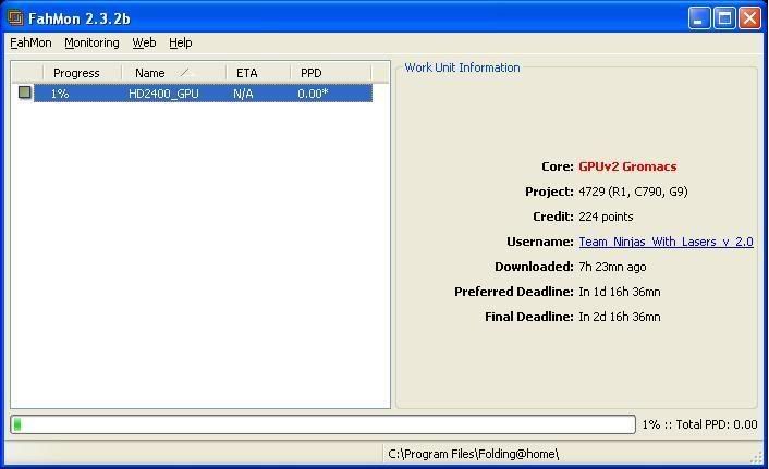Setting up Fahmon with GPU2 client(XP) | Overclock.net