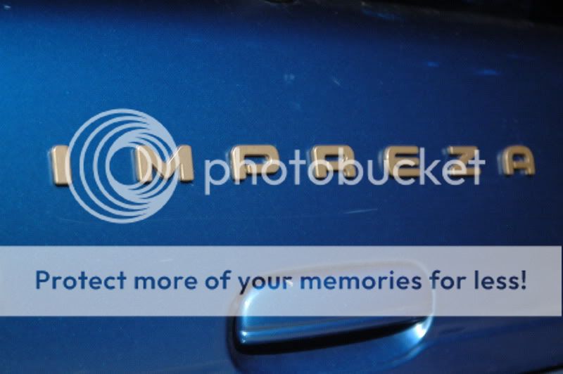 DIY: Want to re-badge those letters? Placement for SUBARU Trunk ...