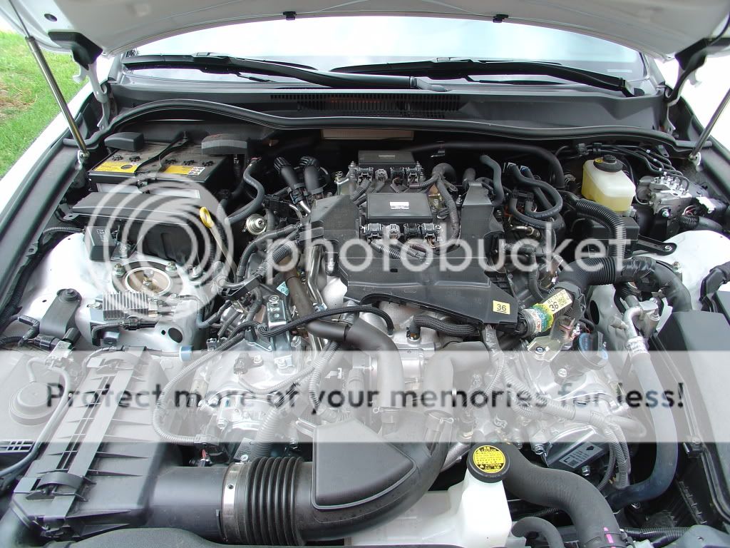 Pre preg (dry carbon) ISF Engine cover ...Mounted and working on ...